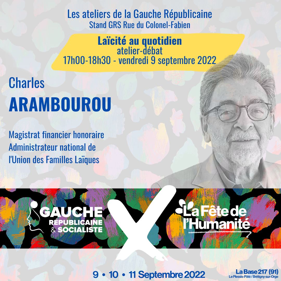 La GRS à la Fête de l'Huma - Gauche Républicaine et Socialiste